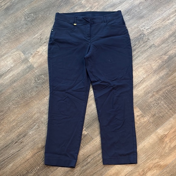 JM Collection | Pants & Jumpsuits | Jm Collection Womens Size 4p Blue ...